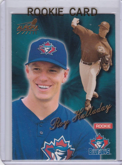 CARTE RECRUE DE BASEBALL ROY HALLADAY RC Pacific Aurora Toronto Blue ...