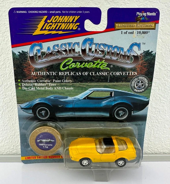 JOHNNY LIGHTNING CLASSIC Customs Corvette "1982 Corvette T-Top" -Scale ...