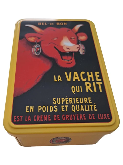 ANDRÉ CLOUET BOÎTE Métal La Vache Qui Rit Rétro Jaune EUR 3,95 ...