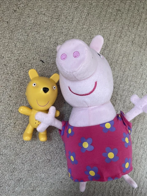 PEPPA PIG HIDE and Seek Find Plush Soft Toy With Teddy £4.00 - PicClick UK