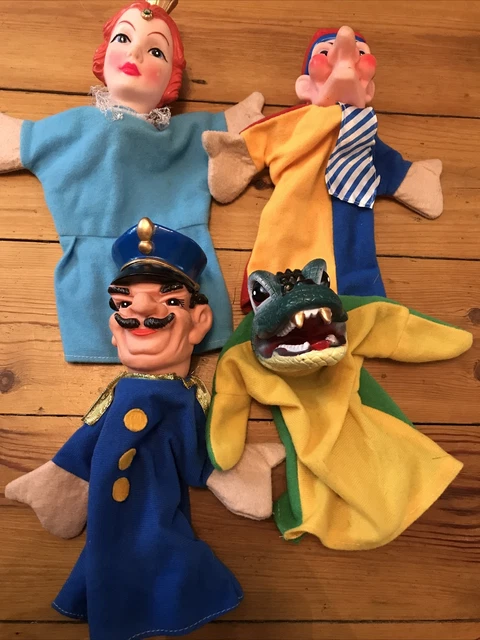 SIMBA PUNCH AND Judy Hand Puppet Set (4-Piece) Kids Children’s Sized ...