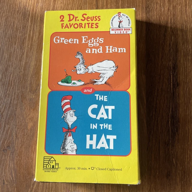 DR. SEUSS GREEN Eggs And Ham & The Cat In The Hat VHS - 1994 - Random ...