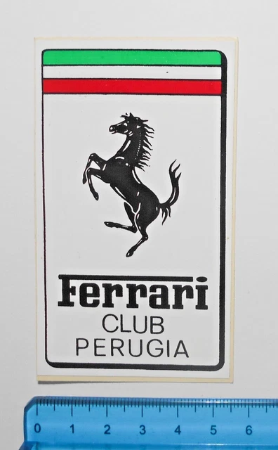 ADESIVO STICKER VINTAGE AUTOCOLLANT AUTO MOTO TUNING FERRARI ANNI'80 ...