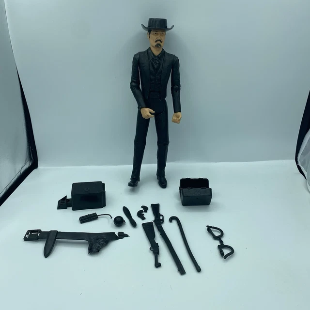 VINTAGE MARX JOHNNY West SAM COBRA Action Figure 12" with Accessories! £72.14 - PicClick UK