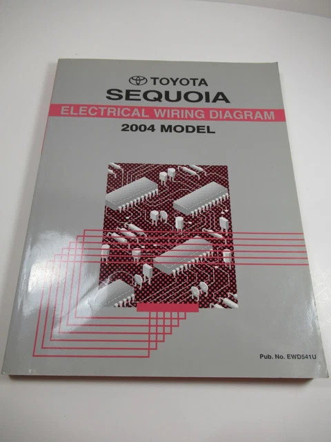 OEM TOYOTA SEQUOIA 2004 Model Electrical Wiring Diagram Pub. # EWD541U ...