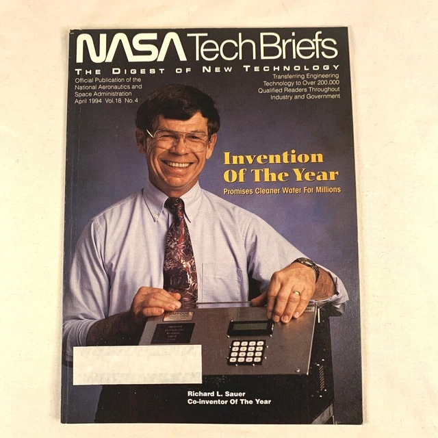 NASA TECH BRIEFS Magazine Science Technology Space Exploration April ...