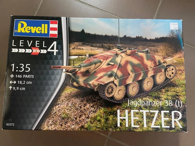 Maquette Revell 1 35 Hetzer Jagdpanzer 38 T Accessoires Canon Métal