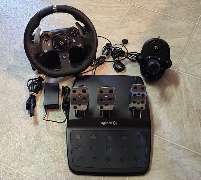LOGITECH G920 DRIVING Force Racing Wheel Pedal Set with Shifter for ...