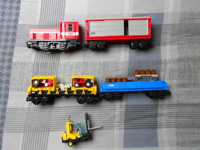 LEGO 4563 CUSTOM Train 9V LOAD N`HAUL RAILROAD train de marchandises ...