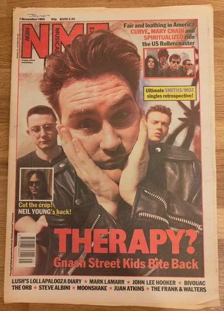 MAGAZINE - NME New Musical Express 7 Nov 1992 Therapy? Smiths Curve ...