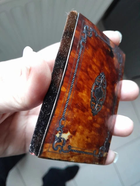 RARE ANCIEN CARNET De Bal Napoléon III Antique XIXe Collection Tortue ...