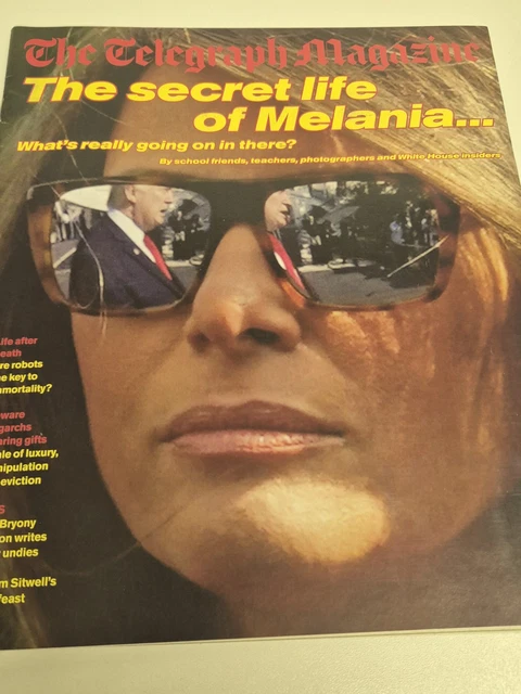 UK DAILY TELEGRAPH Magazine 1-day Melania Trump FLOTUS Donald Trump Jan ...