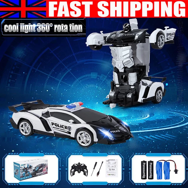TRANSFORMER RC RADIO Remote Control Vehicle Car Deform Robot Kids Toys ...