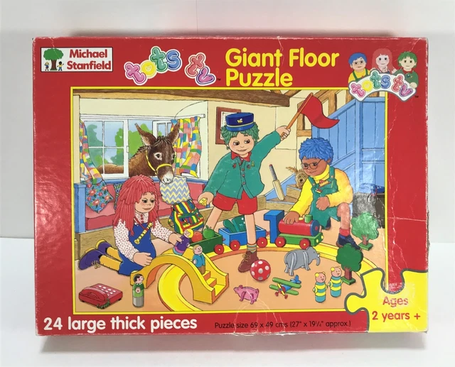 MICHAEL STANFIELD TOTS TV 24 Piece Giant Floor Puzzle Age 2+ Complete ...