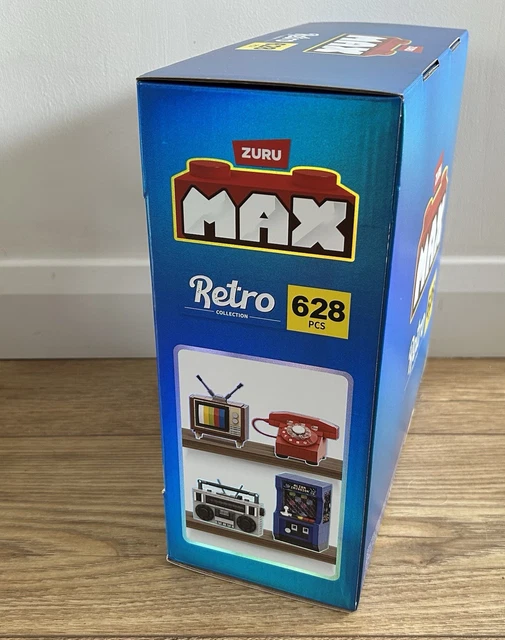 ZURU MAX RETRO 4 PACK! Premium Retro Building Bricks – NEW & Unopened ...