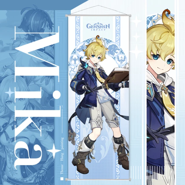 GENSHIN IMPACT MIKA Poster Anime Collection Art Otaku Gifts Wall Scroll ...