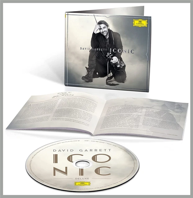 DAVID GARRETT &ICONIC& Deluxe CD Softpack NEU Album 2022 Bach/Schubert ...
