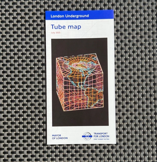 LONDON UNDERGROUND TUBE Map July 2025 £1.00 - PicClick UK