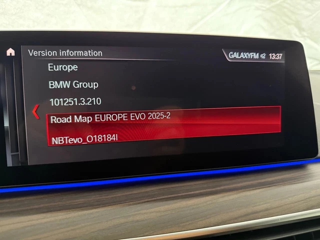 ORIGINAL BMW ROAD Map Europe Evo Id4 5 6 2025-2 + Lifetime Fsc Code ...