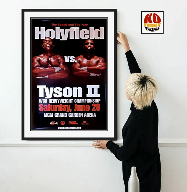 MIKE TYSON VS. EVANDER HOLYFIELD (2) : Original Onsite Boxing Fight ...