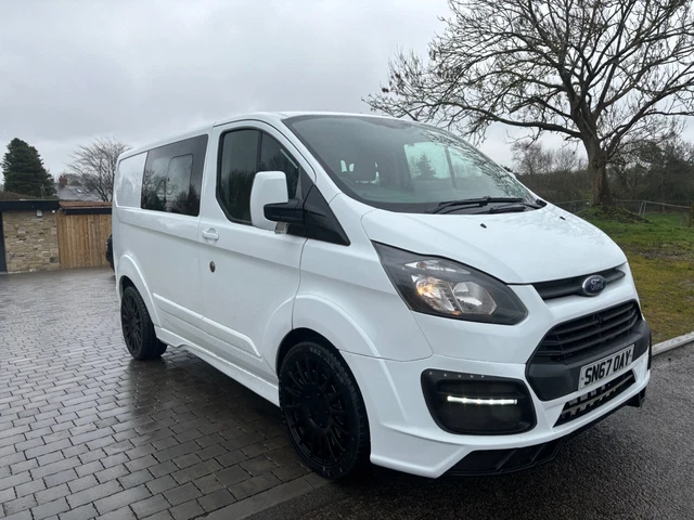 2017 FORD TRANSIT custom crew sport body kit euro 6 6seat £10,995.00 ...
