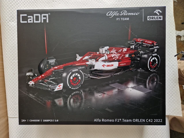 CADA ALFA ROMEO F1 Team ORLEN C42, Bausteine-Set, 1868 Teile (C64005w ...