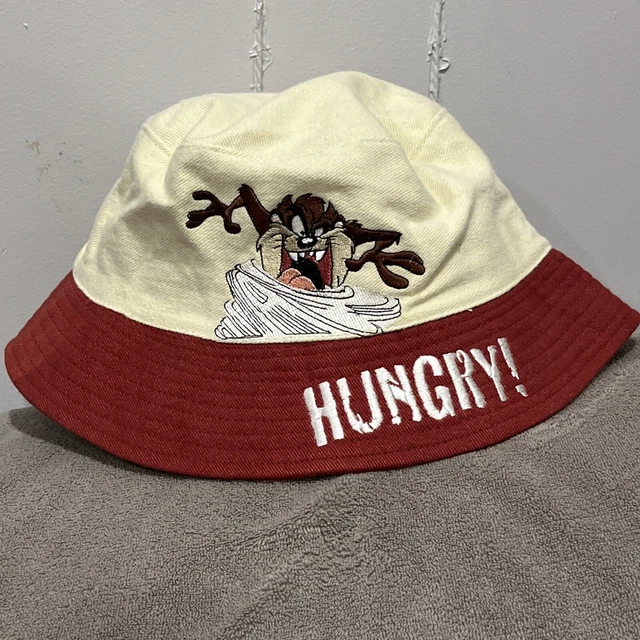 TAZMANIAN DEVIL TAZ Bucket Hat Vintage Looney Tunes Cartoon Character ...