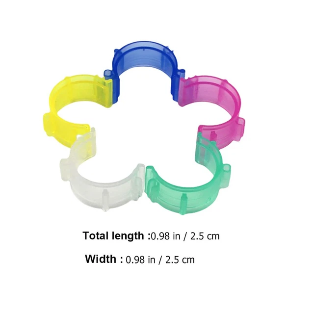 50 PCS MIXED Color Plastic Bobbin Clips Sewing Tool Accessory Small ...