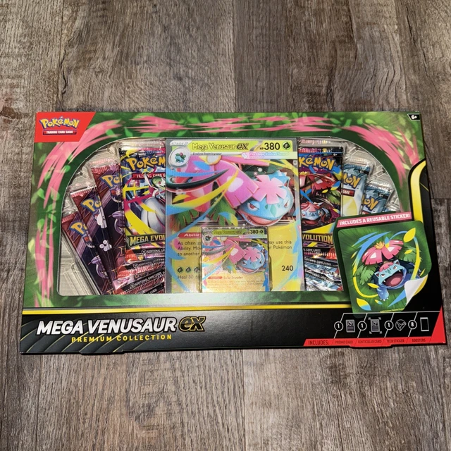 POKÉMON TCG: MEGA Venusaur ex Premium Collection Box Brand New Sealed £ ...