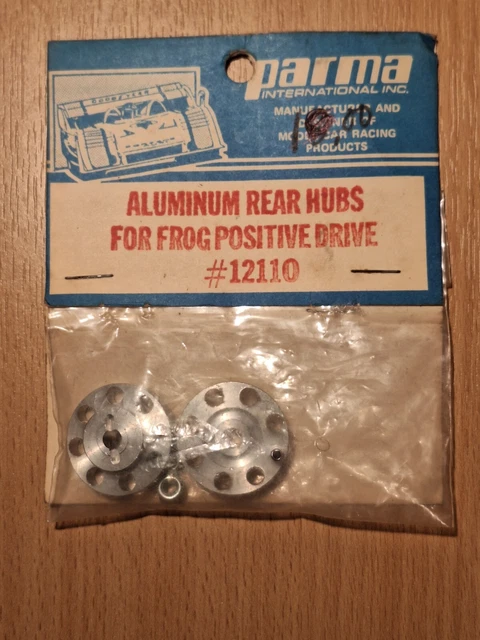 VINTAGE PARMA ALUMINUM Rear Hubs For Frog Positive Drive no. 12110 (GH ...