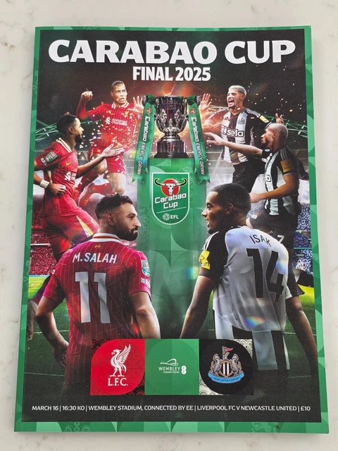 LIVERPOOL V NEWCASTLE United: Carabao Cup Final 2025: Official Match ...