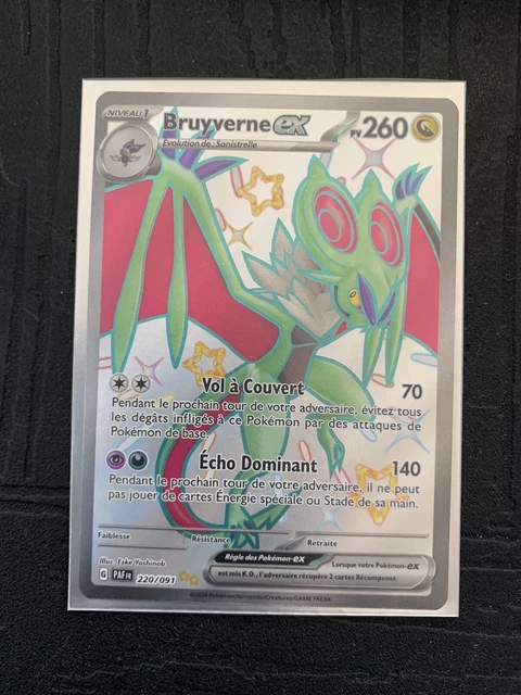 CARTE POKÉMON FR Bruyverne EX 220/091 FA Shyny EV4.5 Destinées De ...