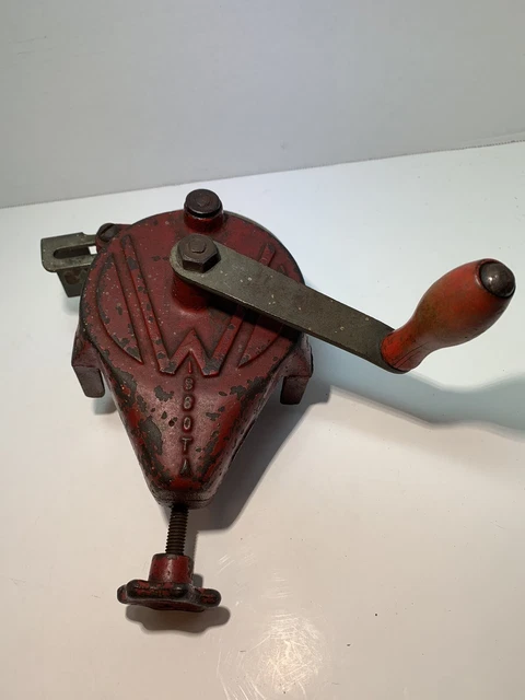VINTAGE | WISSOTA | Hand-Crank Grinder/Sharpener | Bench-Mount £27.73 ...