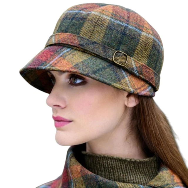 LADIES FLAPPER HAT (Fall Leaves Tartan) £100.37 - PicClick UK