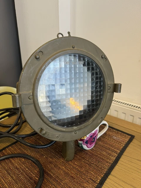 A GOOD WW2 US Army/ Navy Pistol Grip PT Boat/Ship Morse Code Light/Lamp ...