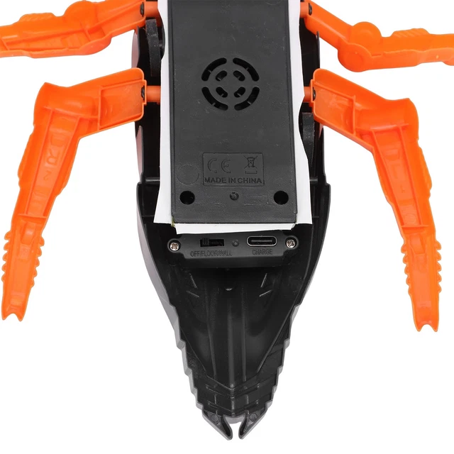 WALL CLIMBING RC Cockroach Toy Rechargeable With LED Eyes For Kids ...