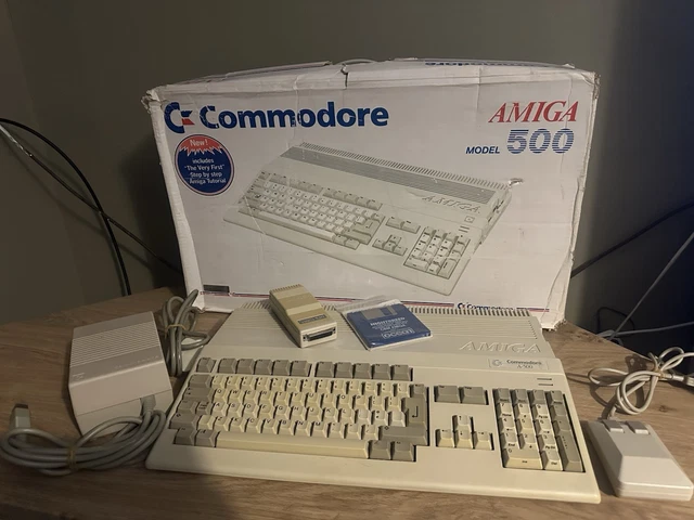 COMMODORE AMIGA A500 Computer Boxed And Working £208.72 - PicClick UK