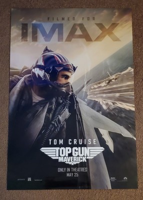 TOP GUN MAVERICK IMAX 2022 teaser 27x40 1-Sheet DS Movie Poster Double ...