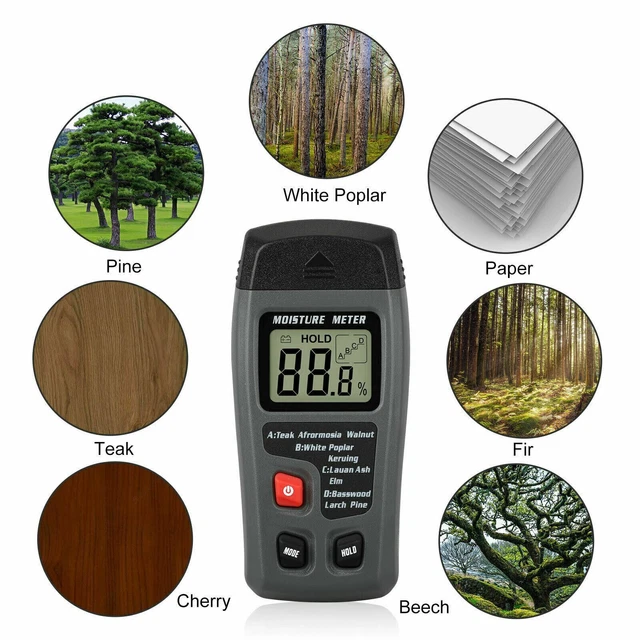 TOOL MOISTURE METER ABS firewood integrated cardboard tester £21.35 ...