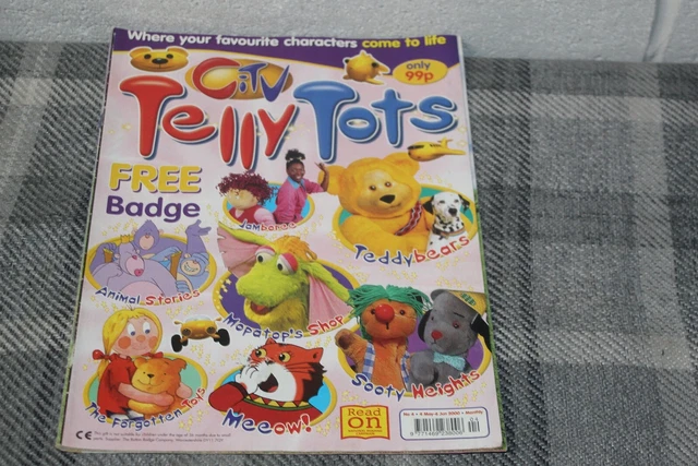 VINTAGE CITV TELLY Tots Magazine - Issue Number 4 £9.99 - PicClick UK