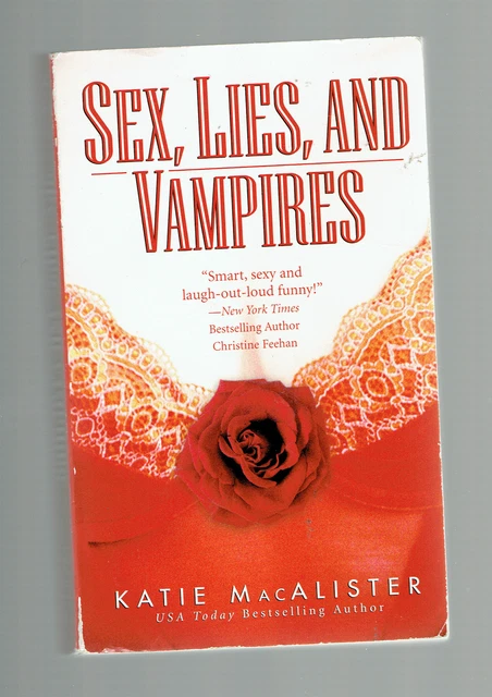 KATIE MACALISTER pb Sex, Lies, and Vampires $12.99 - PicClick CA