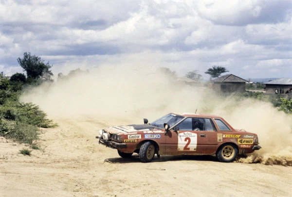 TIMO SALONEN SEPPO Harjanne, Datsun Silvia WRC 1981 Motor Racing Old ...