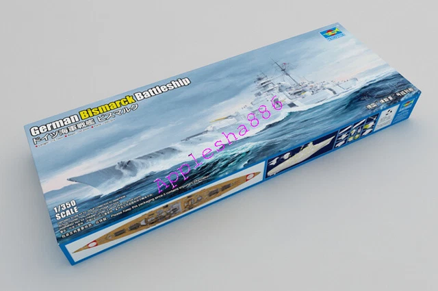 TRUMPETER 05358 1/350 scale German Bismarck Battleship model kit 2020 ...
