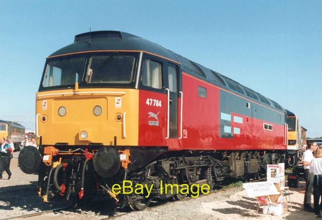 PHOTO RAILWAY 6X4 Class 47 47784 RES Livery ex works Crewe c1994 £1.20 ...