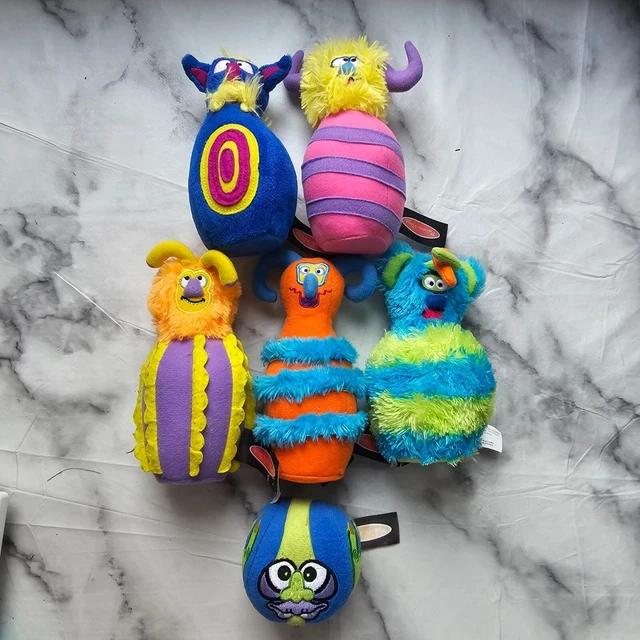 MELISSA & DOUG Plush Monster Bowling 5 Skittles Set & Ball £8.95 ...