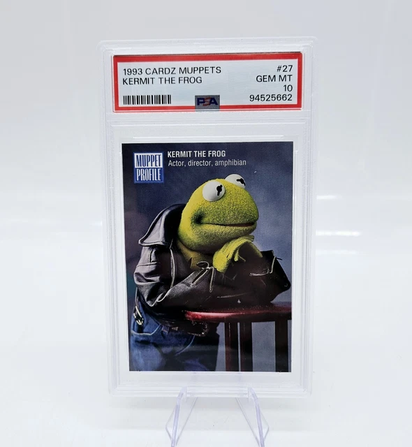 1993 CARDZ JIM Hensons Muppets Kermit the Frog #27 Actor Director PSA ...
