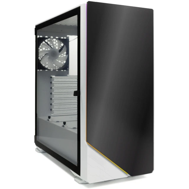 BOÎTIER DE GAMING RGB Blanc ATX Micro-Atx Mini-Itx Matx Tower Cabinet ...