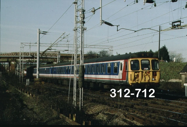 CLASS 312 (312712) Train 35mm slide Kodak Mar 93 @ Marks Tey (ref T02 ...