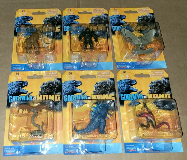 PLAYMATES MONSTERVERSE GODZILLA VS KONG MINI FIGURE Set Hellhawk ...