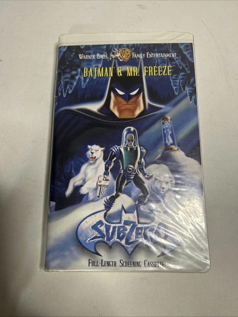 BATMAN & MR. Freeze: SubZero (VHS, 1998) Vintage Rare SCREENING COPY ...